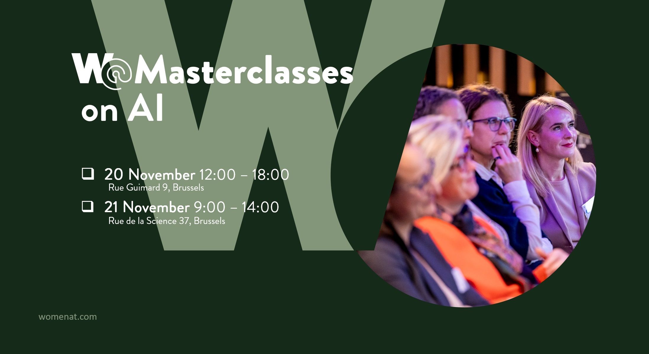 W@ Masterclasses on AI | Womenat