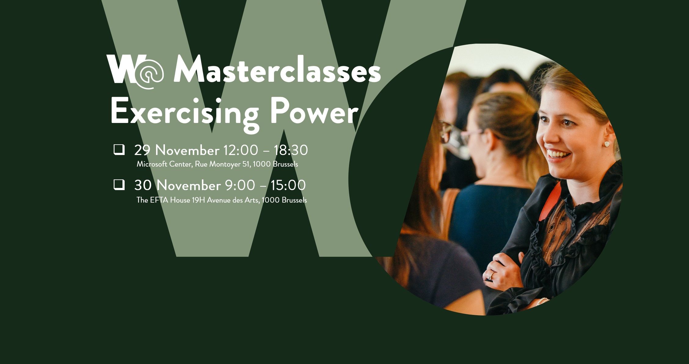 W@ Masterclasses | Exercising Power | Womenat